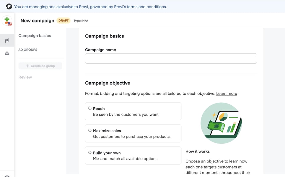 How to Create Campaigns on Provi
